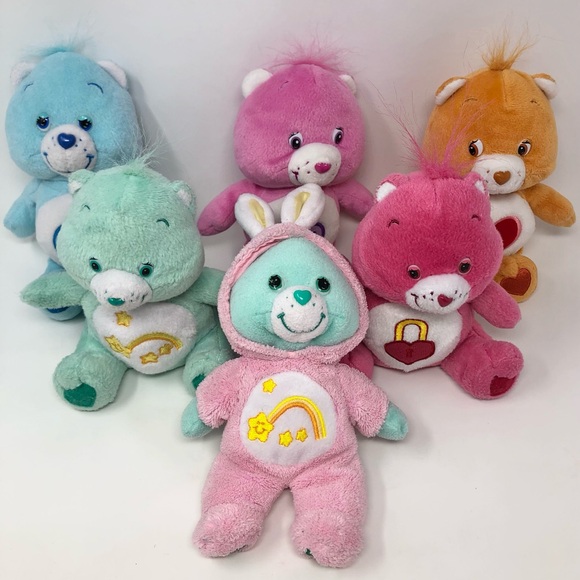 Care Bears | Toys | Care Bears Vintage Lot Of 6 Tender Heart Secret ...